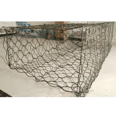 China ISO Heavy Duty Pvc Coated Gabion Box 10x12cm Gabion Wire Mesh Baskets for sale