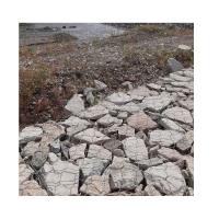 China Hexagonal Pvc Coated Gabion  Stone Cages 2x1x0.5m Erosion Resistant for sale
