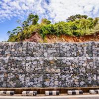 China High Galvanized Woven Gabion Baskets With Wire 2.7mm / Edge Wire 3.4mm For Retaining Wall for sale