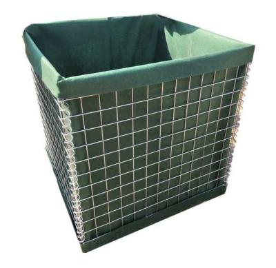 China Galvanized Welded 5.00mm Wire Military Barrier Gabion Sand Bag UV Resistance for sale