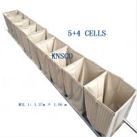 China Galvanized Welded 5.00mm Wire Military Barrier Gabion Sand Bag UV Resistance for sale