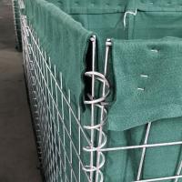 China Galvanized Welded 5.00mm Wire Military Barrier Gabion Sand Bag UV Resistance for sale