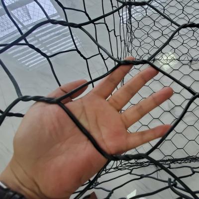 China 6x2x0.3m / 3x1x0.5m Phlippines Gabion Basket 80x100 Pvc Coated for sale