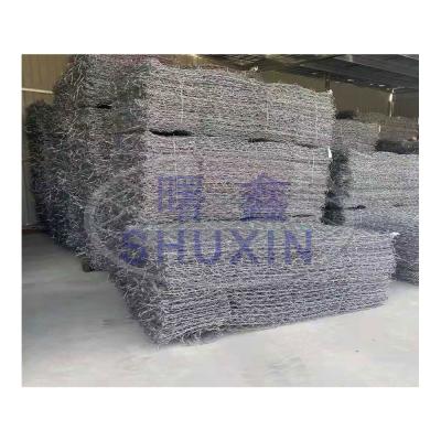 China Weave Iron Wire Mesh  Gabion Box Retaining Wall Q195 Q235 for sale