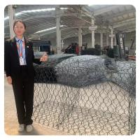 China Hot Dipped Galvanized Material Gabion Stone Cage Easy Install for sale