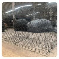 China Hot Dipped Galvanized Material Gabion Stone Cage Easy Install for sale
