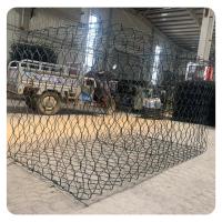 China Hot Dipped Galvanized Material Gabion Stone Cage Easy Install for sale