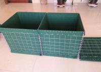 China Durable Welded Gabion Defensive Barrier Bastion 75*75mm Hot Dipped Galvanized for sale