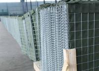 China Durable Welded Gabion Defensive Barrier Bastion 75*75mm Hot Dipped Galvanized for sale