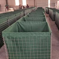 China Shooting Club Galvanized Defensive Military Barrier Stackable As Shooting Range Construction for sale