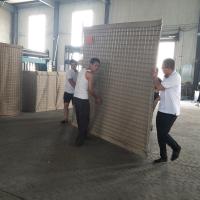 China Heavy Duty Defensive Barriers Sandbags Mil 10 Mil 3 Hesco Barriers For Shooting Range for sale