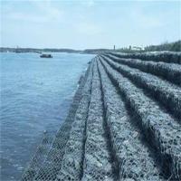 China Galfan Wire 2.7mm Metal Gabions Basket Cage Construction Black Finish for sale