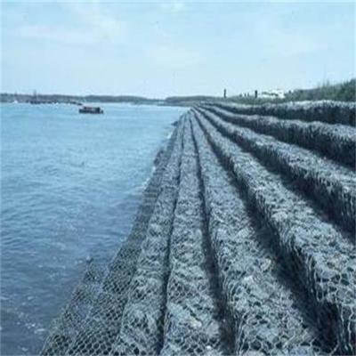 China Galfan Wire 2.7mm Metal Gabions Basket Cage Construction Black Finish for sale