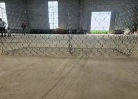 China Hot Dipped Galvanised Gabion Boxes 2*1*1 Hole Size 80*100 Diameter 2.7mm for sale
