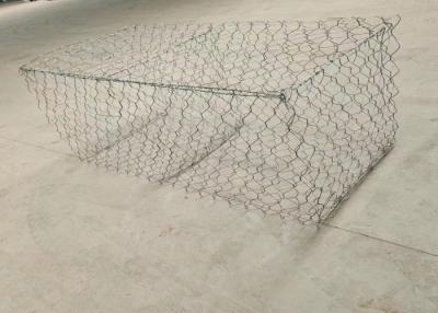 China Hot Dipped Galvanised Gabion Boxes 2*1*1 Hole Size 80*100 Diameter 2.7mm for sale
