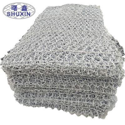 China Weave Hexagonal Gabion Wall Cages Rust Resistance Galvanized / Pvc Coated 2.7mm for sale