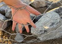 China Diameter 2.7mm Galvanised Gabion Hole Size 60x80 Mm for sale
