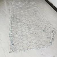 China 2*1*1 M Pvc Coated Gabion Baskets Hexagonal Cages Erosion Resistant for sale