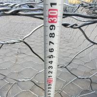 China 2x1x1m Stone Gabion Baskets 8*10cm Hexagon Hole for sale