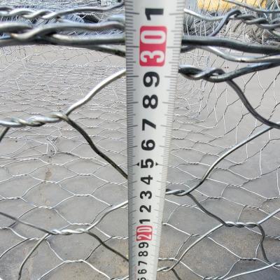 China 2x1x1m Stone Gabion Baskets 8*10cm Hexagon Hole for sale