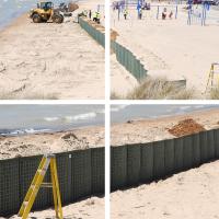 China Heavy Duty Galvanized Defense Barrier 2.74m High Mil 19 for sale