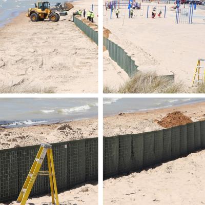 China Heavy Duty Galvanized Defense Barrier 2.74m High Mil 19 for sale