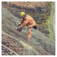 China SNS Galvanized Heavy Duty Rockfall Netting Passive Protection Gabion Mesh Fence with Wire Rope for sale