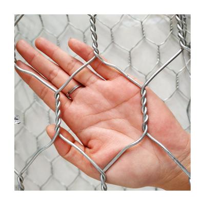 China 2x1x1m Galvanized Gabion Box Metal Wire Filled Stone for sale