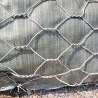 China Galvanized 2.7mm Gabion Box 2x1x1m 3x1x1m 80x100mm Hexagonal for sale