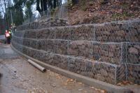 China Durable Wire Basket Retaining Wall Heavy Zinc Coated 2m X 1m X 1m for sale