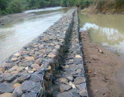 China Heavy Duty Gabion Baskets For Slope Protection Tianjin Port 2.0-4.0mm Wire Diameter for sale