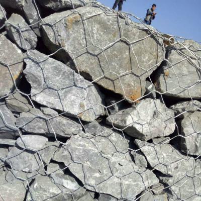 China Hot-Dipped Galvanized Gabion Box / Gabion Basket for River Bank Erosion Control & Flood Protection for sale