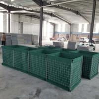 China Galvanized Defensive Barrier Galfan Welded Gabion Lined Geotextile Cloth For Flood Control Retaining Wall Fence for sale