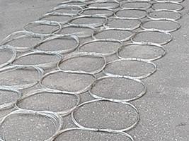 China Covert Defense Fence Tank Tracks Wound Net Security Border Mesh Putanka Russia for sale