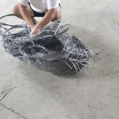 China Drone Net Russia Hidden Entanglement Wire Obstacle Low Visibility Mesh Tank Barrier Wire Mesh Security Putanka Barrier for sale