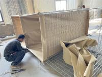 China 5mm Wire Defensive Barrier 20 Cells 1*1*1M 1*1*5M Flexibility Black Welded Mesh Shield Guardian for sale