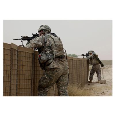 China Galvanized Welded Square 3x3 Inches Military Barrier Defensive Stone Box Barriers In Ghana for sale