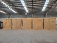 China Galvanized Welded Square 3x3 Inches Military Barrier Defensive Stone Box Barriers In Ghana for sale