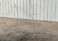China Non-Explosive Barriers Winding Net Obstacle Tank Barrier Mesh Garland Woven Fence for sale