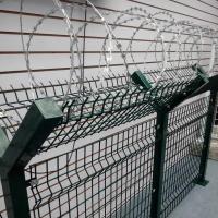 China Iron Galvanized Or 304 Stainless Steel Razor Blade Fencing Wire Used For High Security Fence for sale