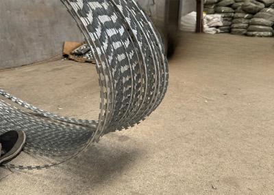 China Corrosion-Resistant Razor Barbed Wire National Boundaries Used Wall for sale