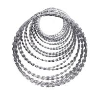 China Practical Type High Quality Barbed Anti Climb Helical Razor Barbed Wire for sale