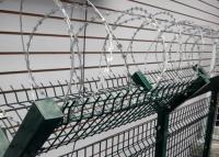 China Hurricane Fence Razor Concertina Barbed Wire Single Coil CBT-60 for sale