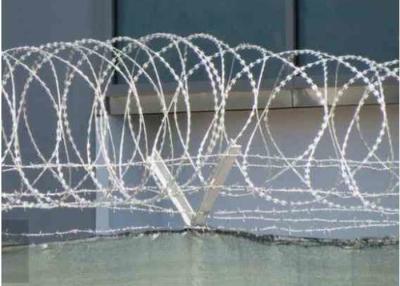 China Cbt 65 Electric Galvanized Razor Barbed Wire With High Security Protection for sale