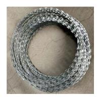 China Factory CBT-65 Razor Coil Wire Hot Galvanized Low Price PVC Coated Fence Roll for sale