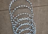China Farm Galvanized Safety  Razor Barbed Wire Roll Pasture Barbed Wire Coil for sale