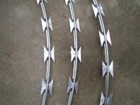 China Galvanized Razor Barbed Wire Roll Direct Supply for High Fence Security Applications for sale