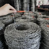China Hot Dipped Galvanized Fencing High Tensile Barbed Wire 1.6Mm 300M for sale