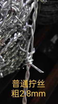 China High Quality Manufacturer South America Market Galvanized Double Twisted Barbed Wire for sale