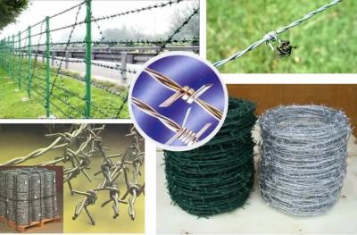 China 500 meters barbed wire concertina barbed wire installation barbed for sale